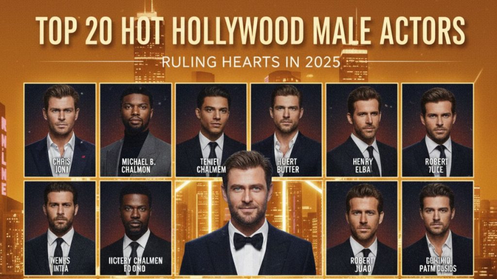 Top 20 Hot Hollywood Male Actors Ruling Hearts in 2025 | Hobo.Video