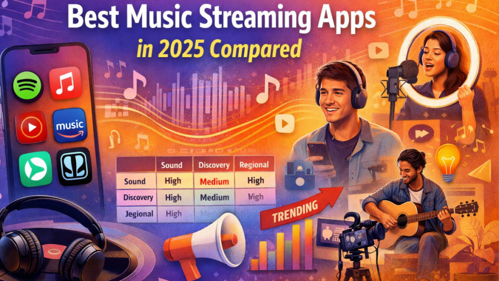 Best Music Streaming Apps in 2026 Compared | Hobo.Video